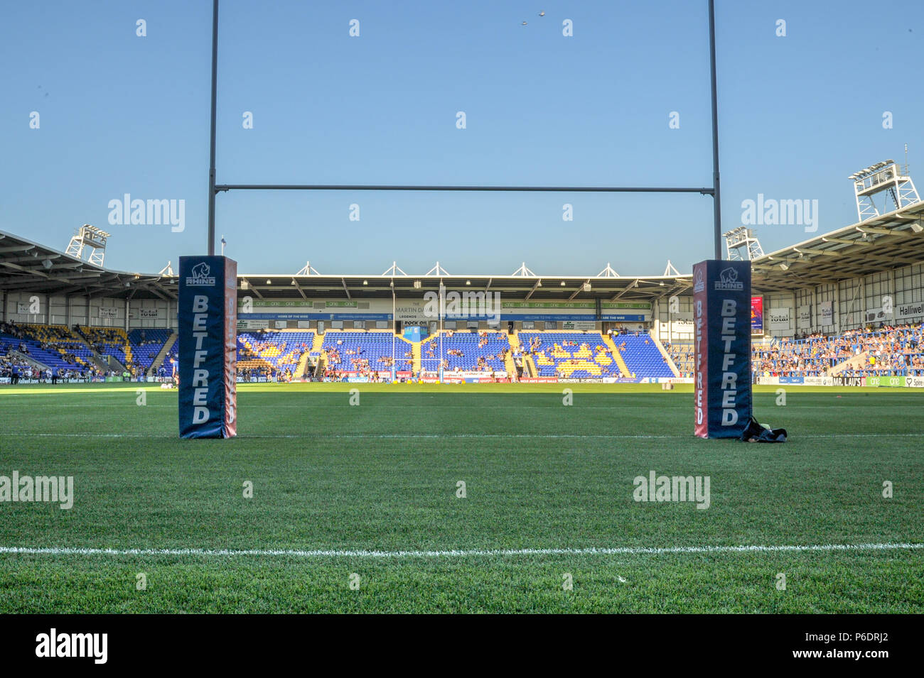 Warrington, UK. Friday 29th June 2018 , Halliwell Jones Stadium ...
