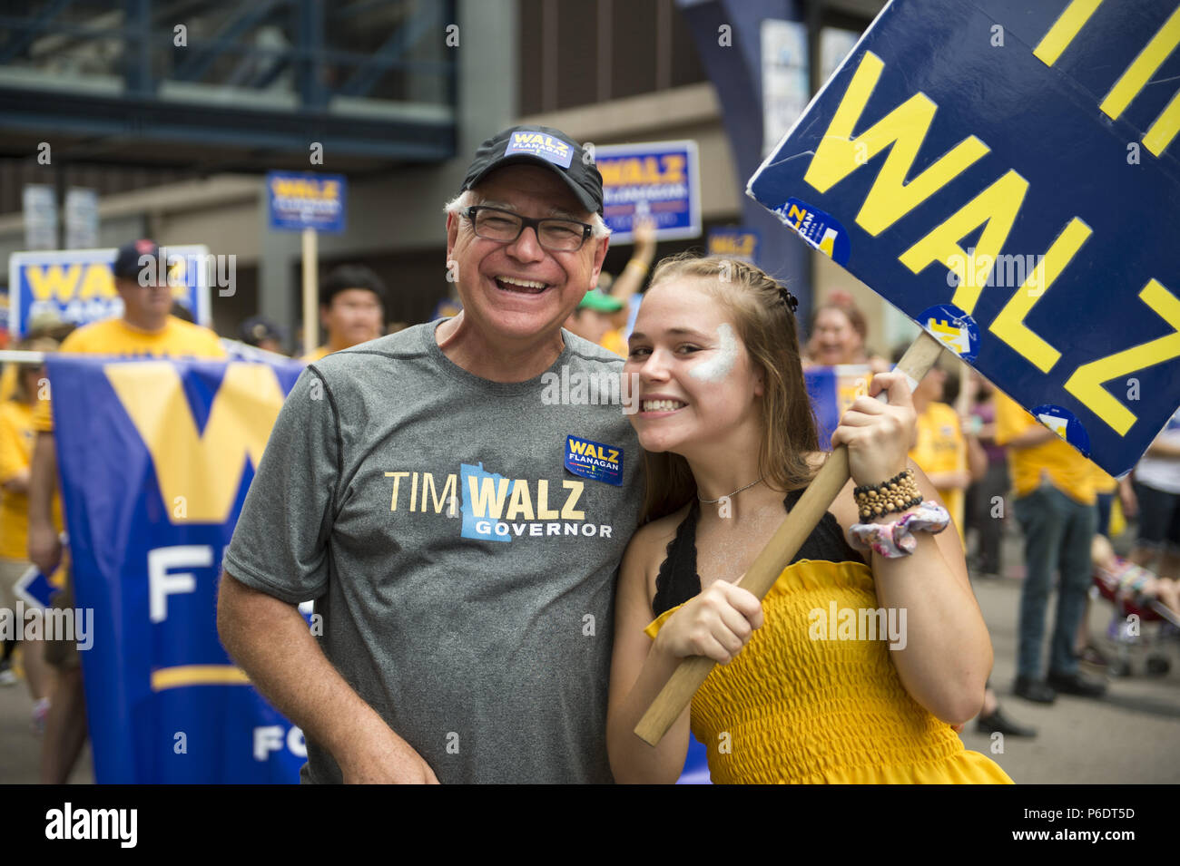 Minneapolis, Minnesota, USA. 24th June, 2018. U.S. Congressman TIM WALZ ...