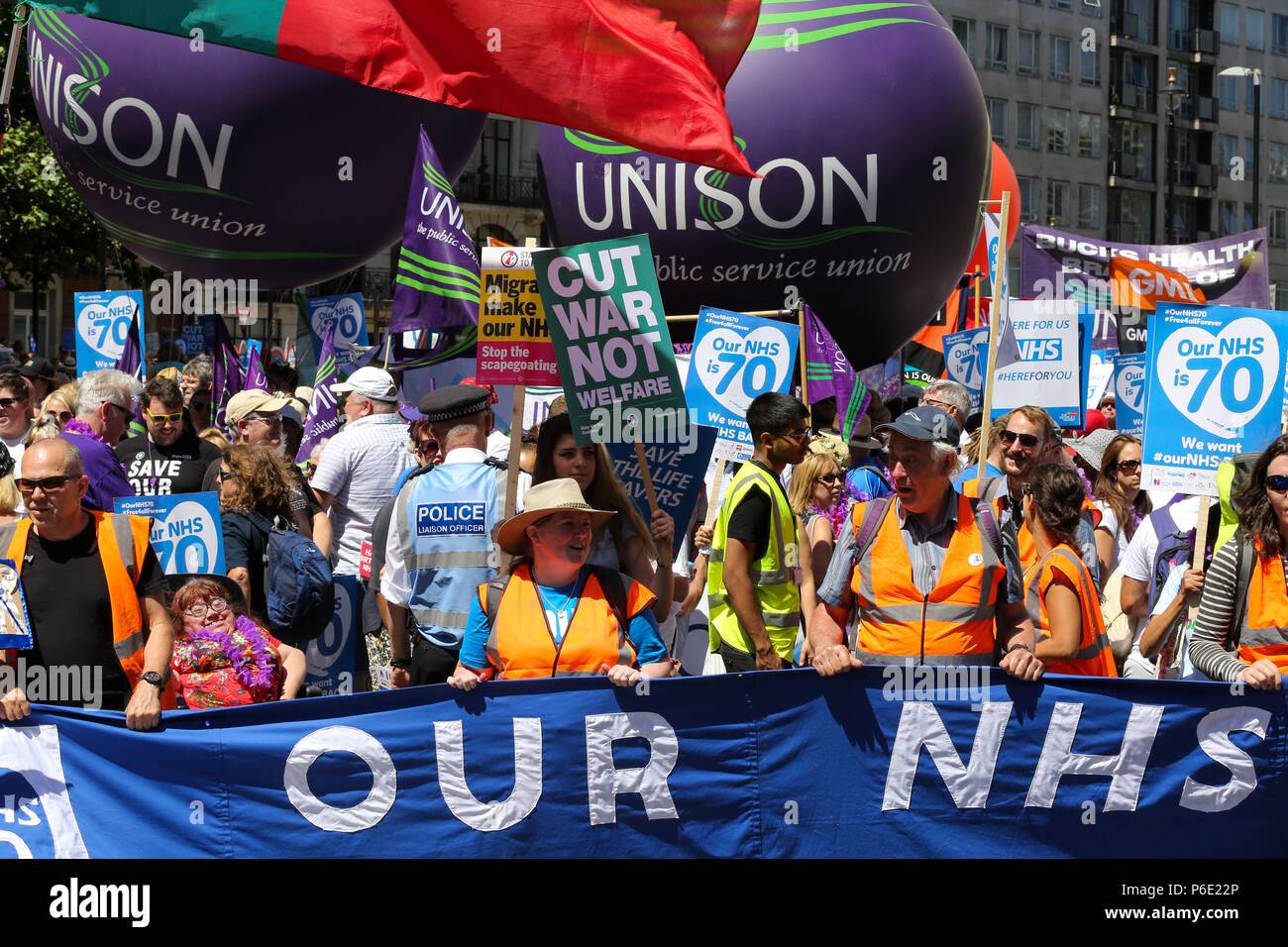 Nhs 70 years celebration hi-res stock photography and images - Alamy