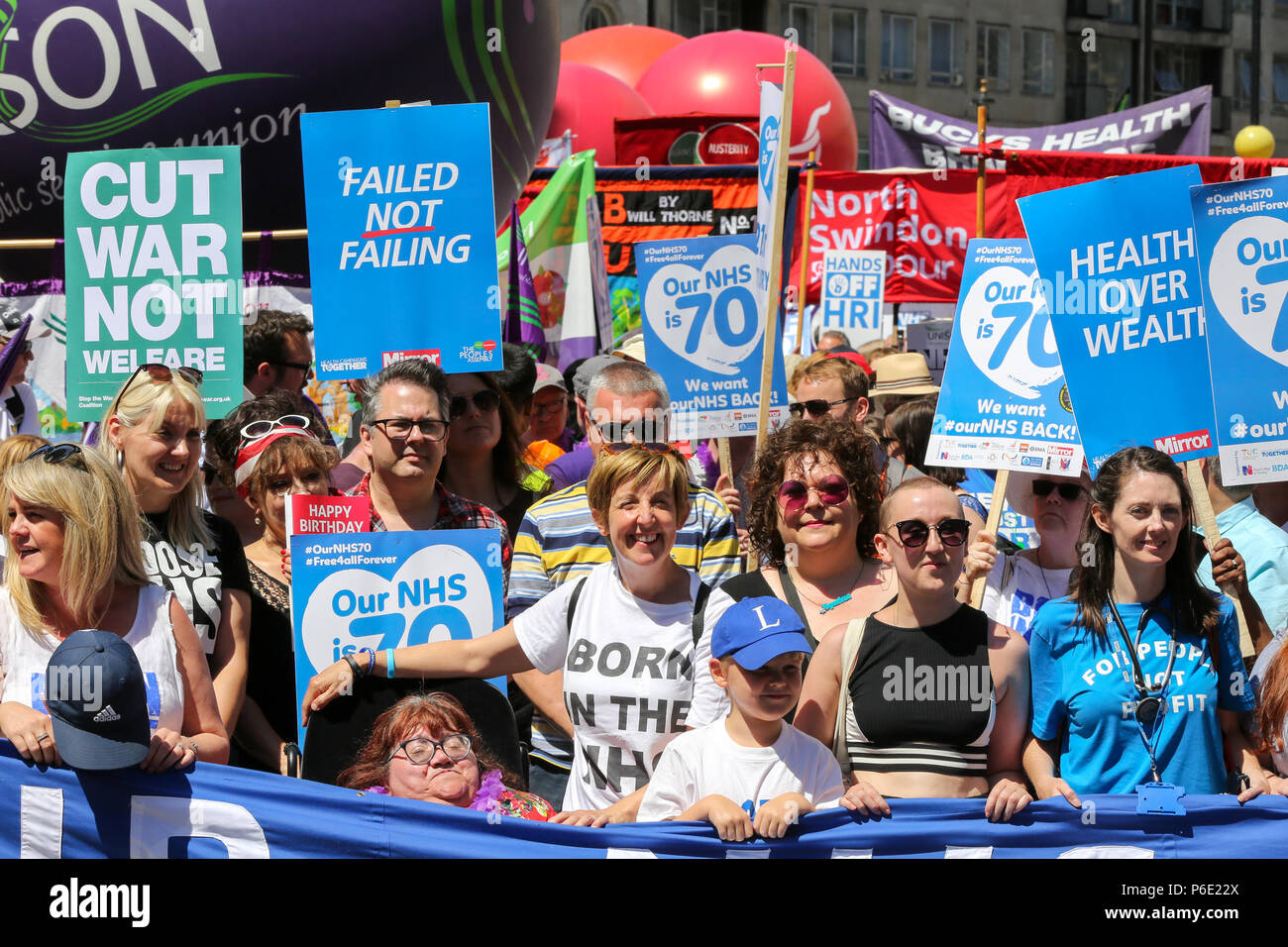 Nhs 70 years celebration hi-res stock photography and images - Alamy