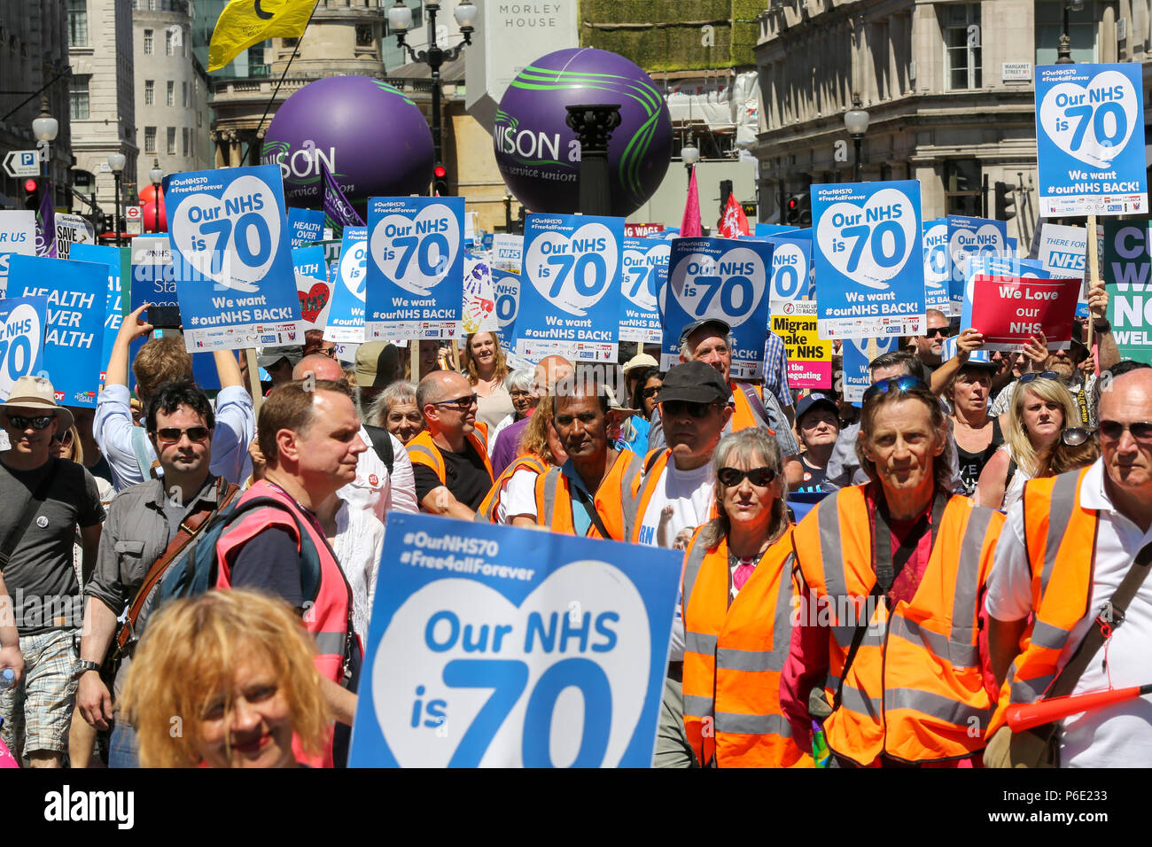 Nhs 70 years celebration hi-res stock photography and images - Alamy