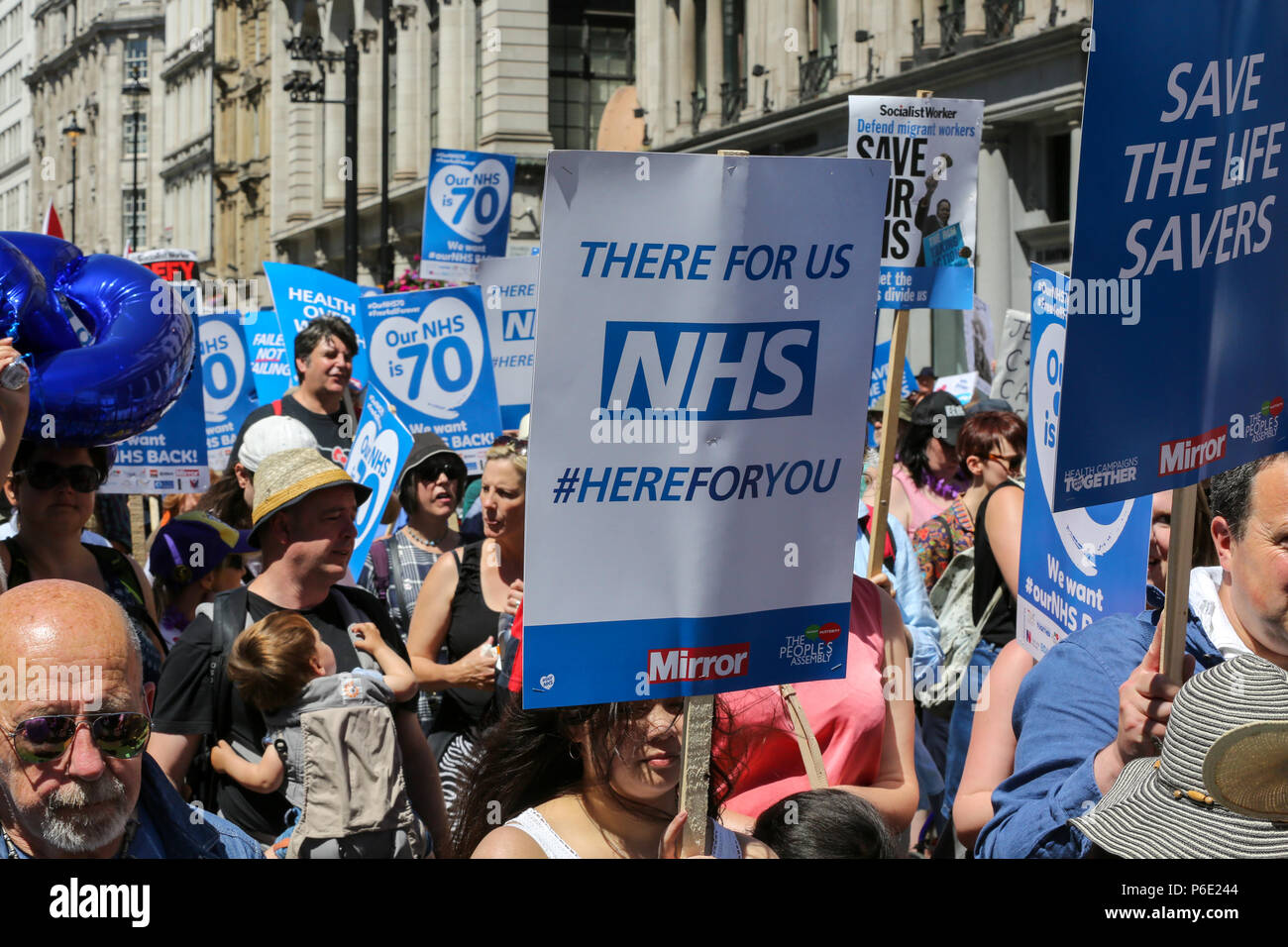 Nhs 70 years celebration hi-res stock photography and images - Alamy