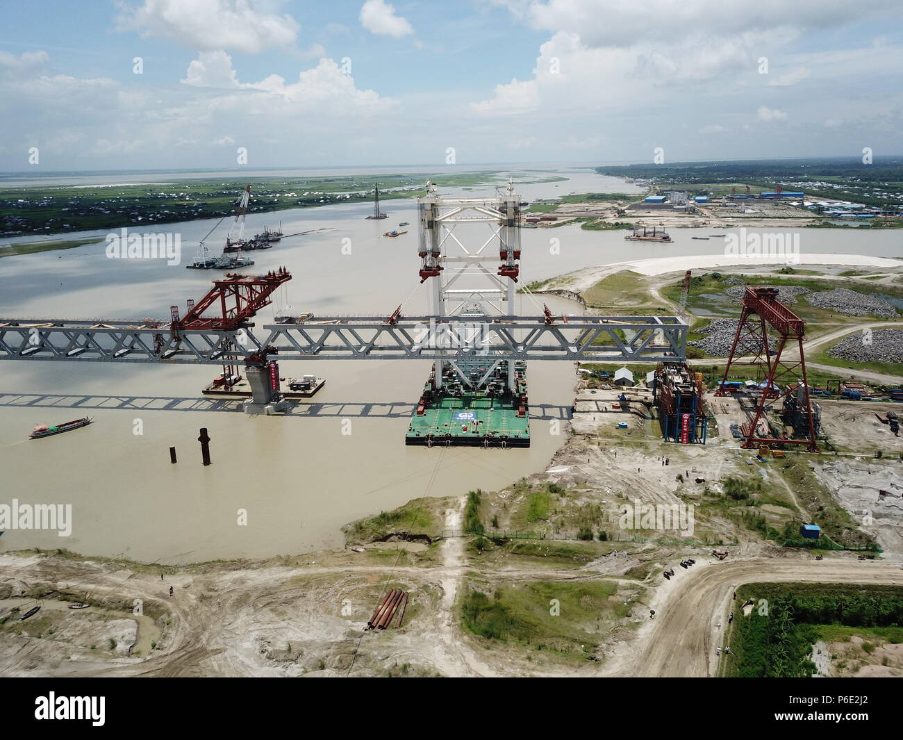 Dhaka. 30th June, 2018. Photo taken on June 29, 2018 shows the ...