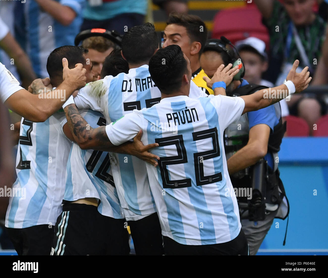 Kazan, Russia. 30th June, 2018. Football World Cup, France vs Argentina ...