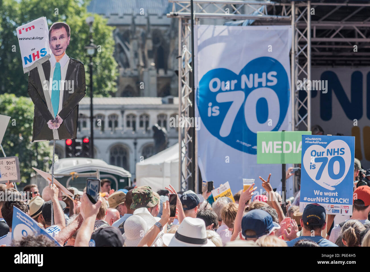 Celebration of the nhs hi-res stock photography and images - Alamy