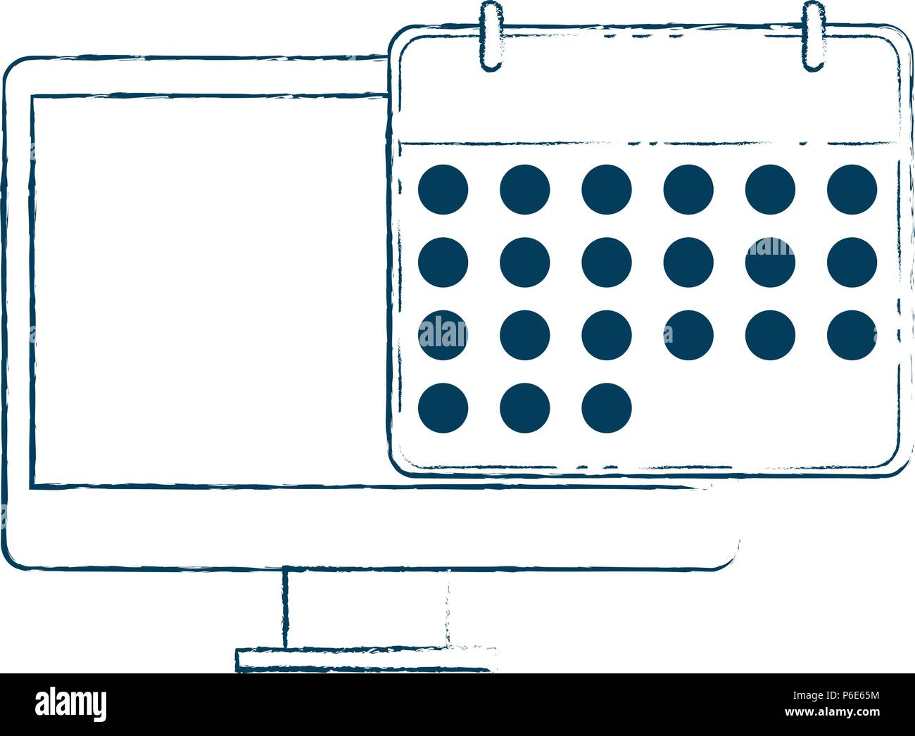 Calendar month view Stock Vector Images - Alamy
