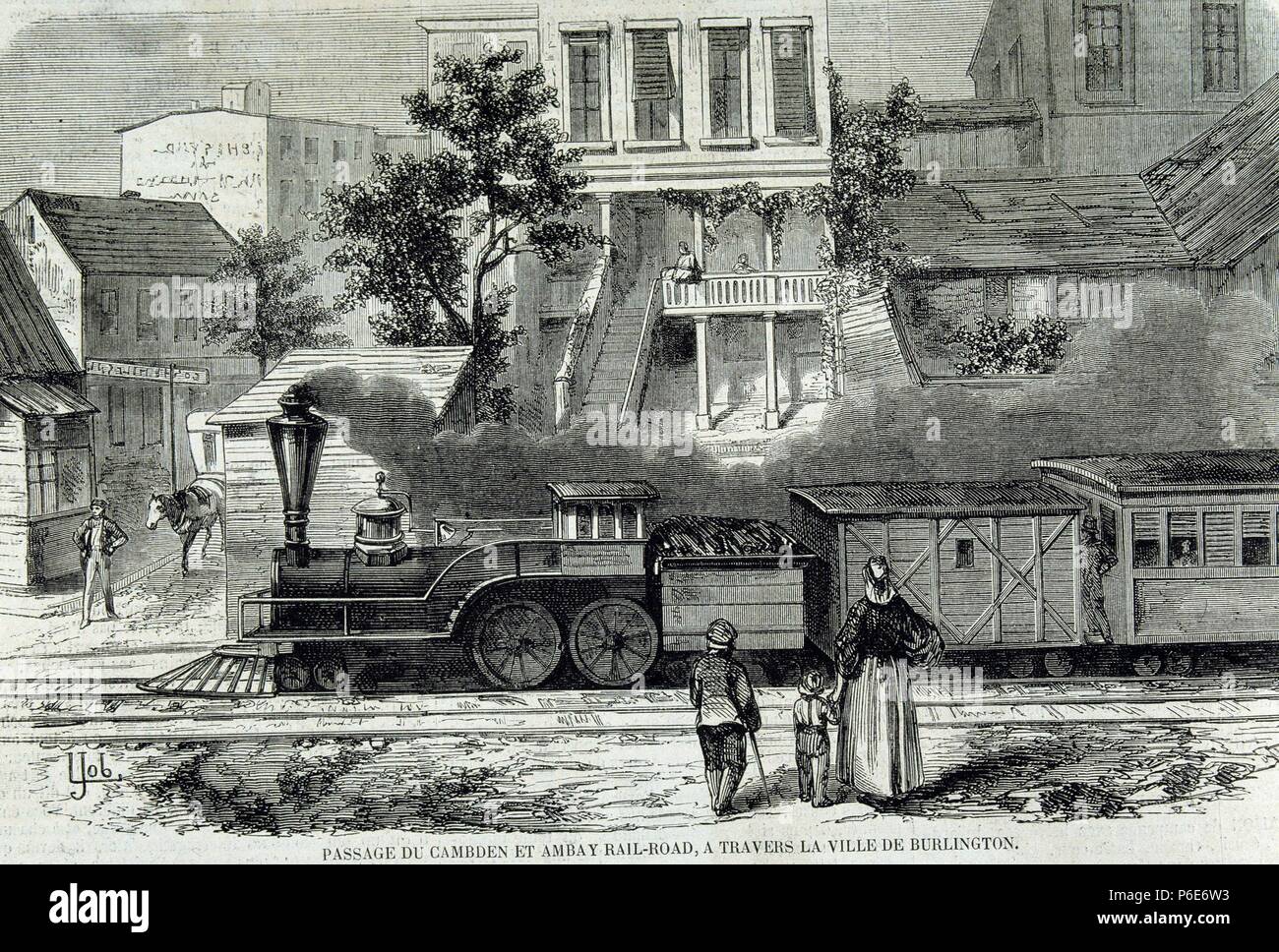 FERROCARRILES. INGLATERRA. PASO DEL FERROCARRIL CAMBDEN - AMBAY POR LA ...