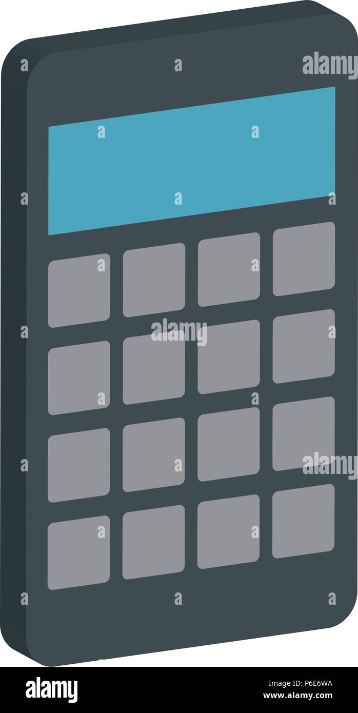 calculator math device icon Stock Vector Image & Art - Alamy