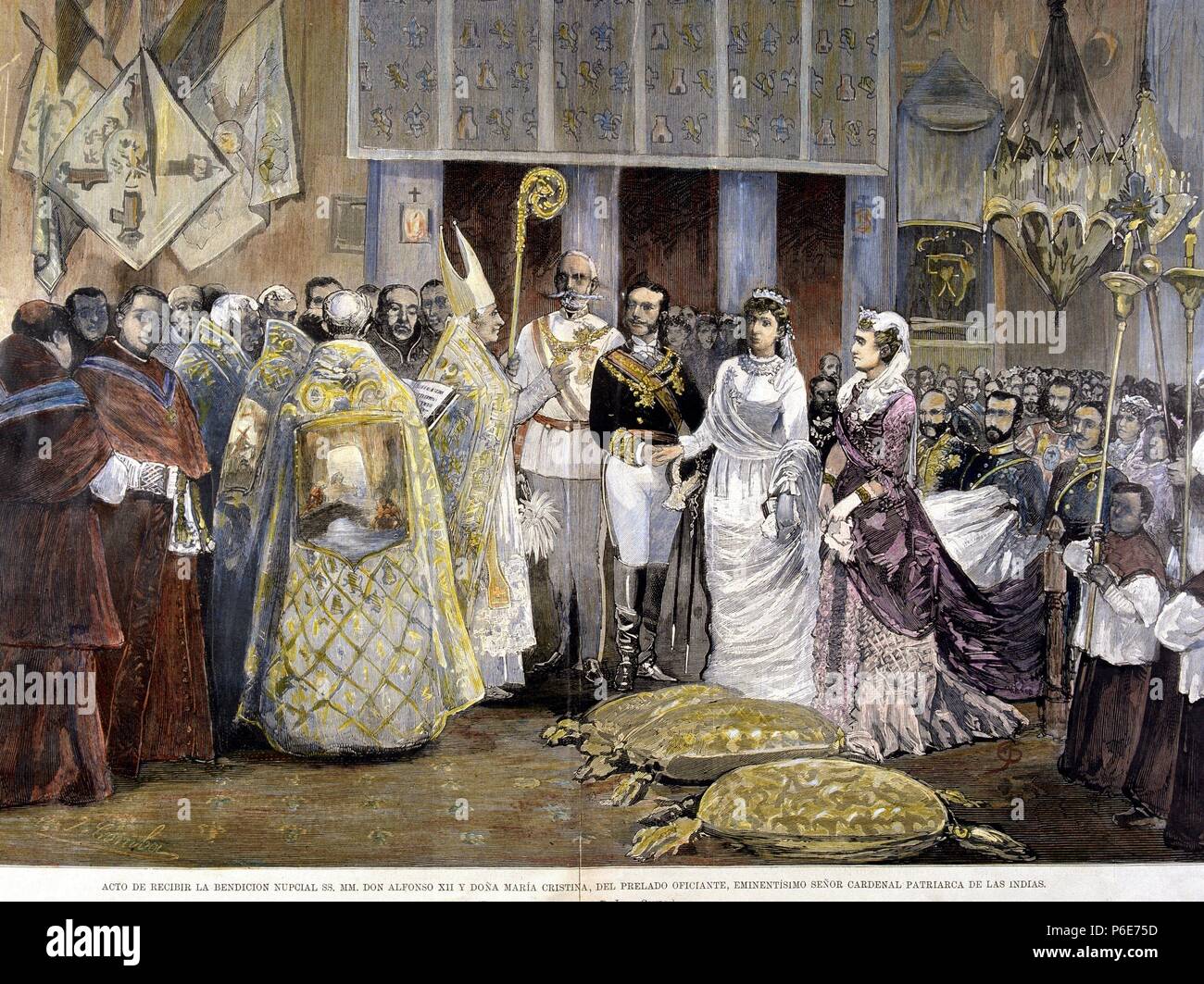 ALFONSO XII. REY DE ESPAÑA. MADRID 1857 - 1885. BODA CON MARIA CRISTINA ...