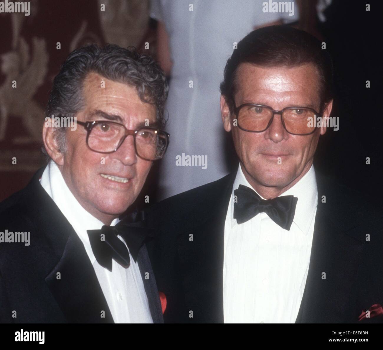 Dean Martin Roger Moore 1986 Photo By John Barrett/PHOTOlink.net ...