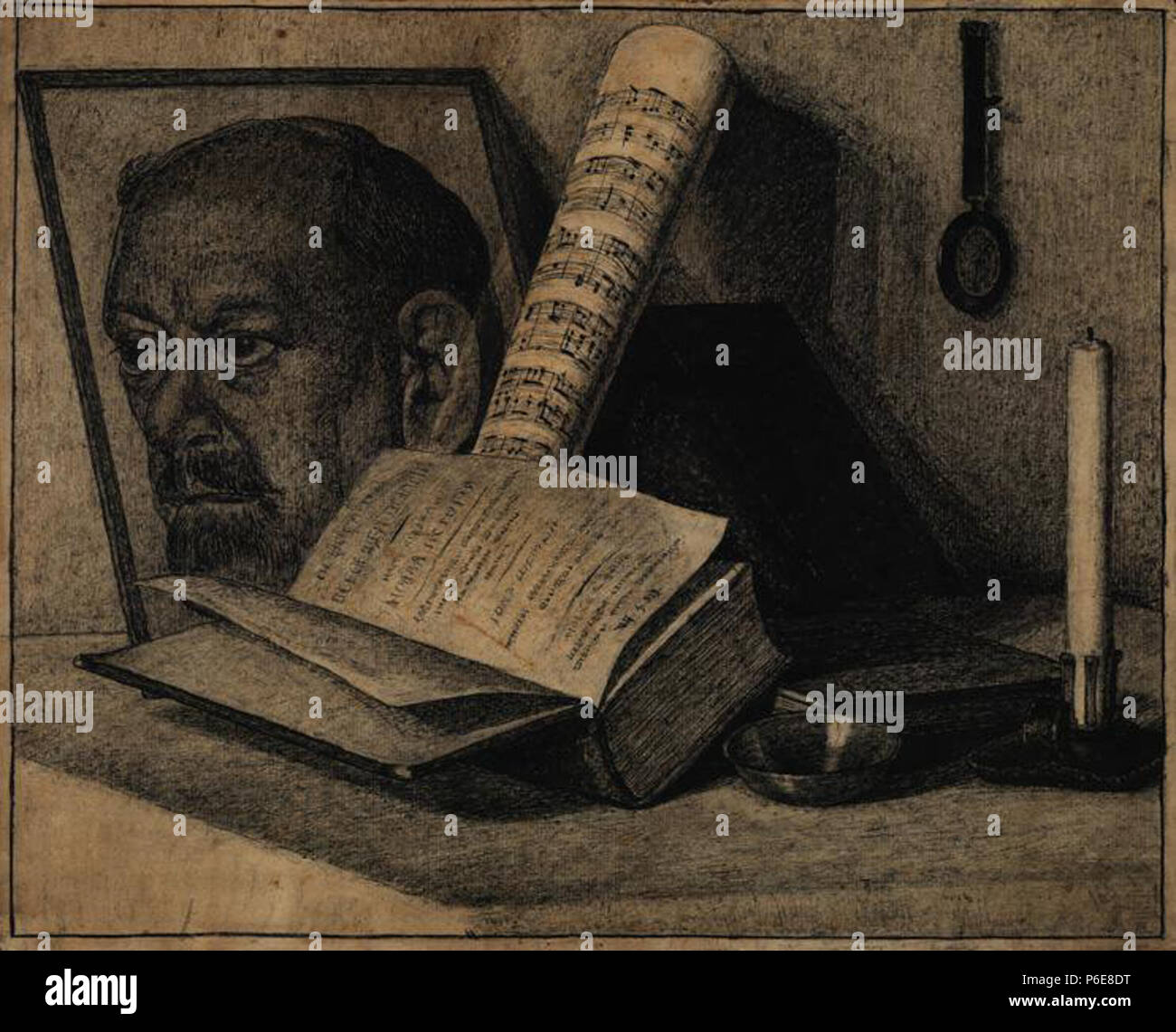 . English: Still Life with Male Portrait : « » 1919 75 Still Life with ...