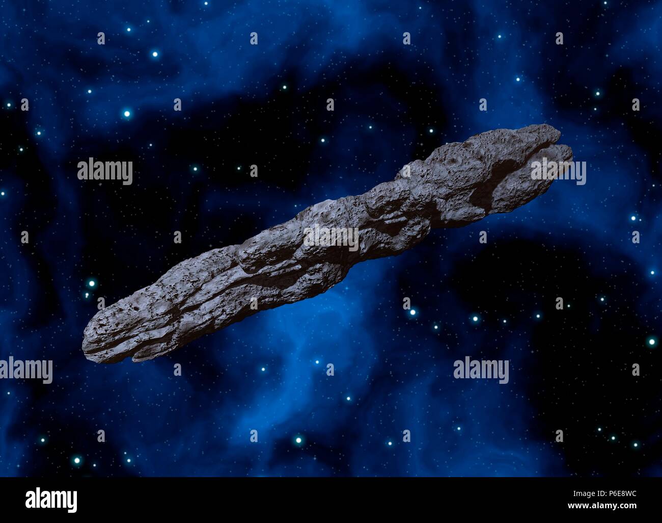 Asteroid illustration hi-res stock photography and images - Alamy