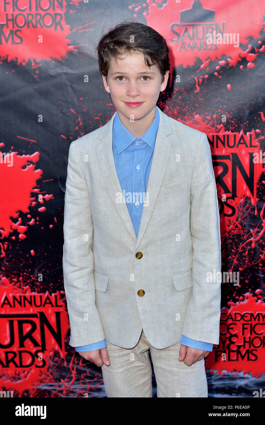 Gabriel Bateman attending the 44th Annual Saturn Awards 2018 at ...