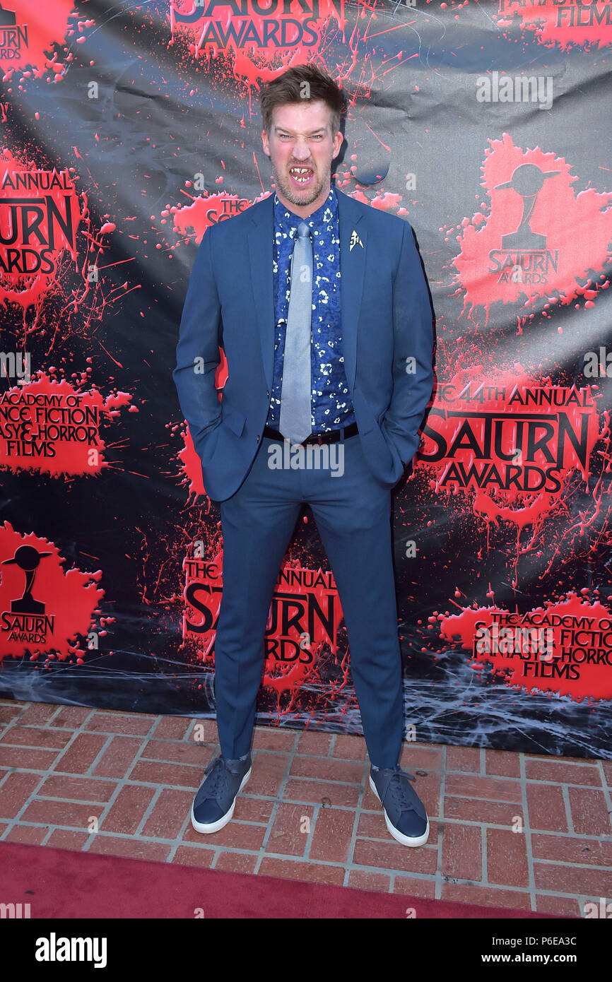 Kenneth Mitchell attending the 44th Annual Saturn Awards 2018 at ...