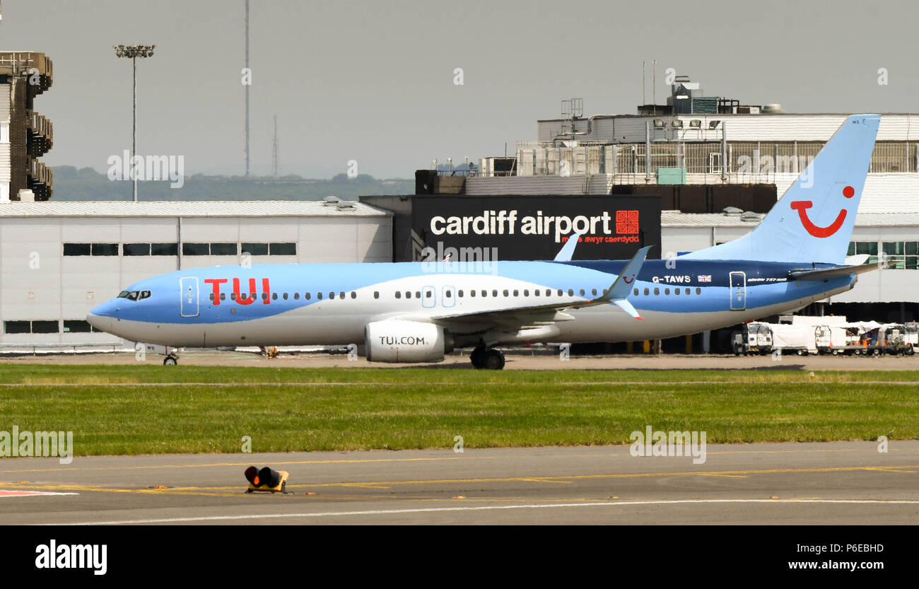 Cardiff airport tui hi-res stock photography and images - Alamy