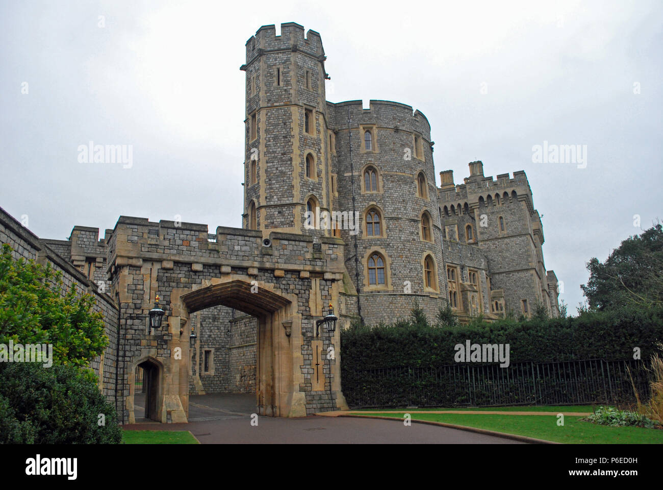 Entrance to Windsor Castle Stock Photo - Alamy