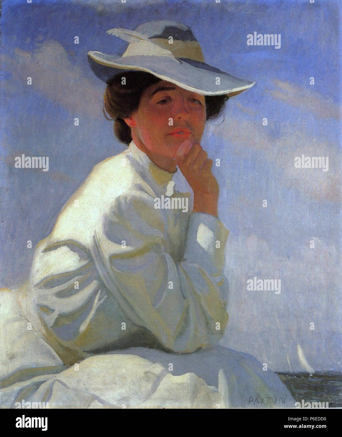 English: In the sunlight (mrs Paxton) . circa 1900 81 William McGregor ...