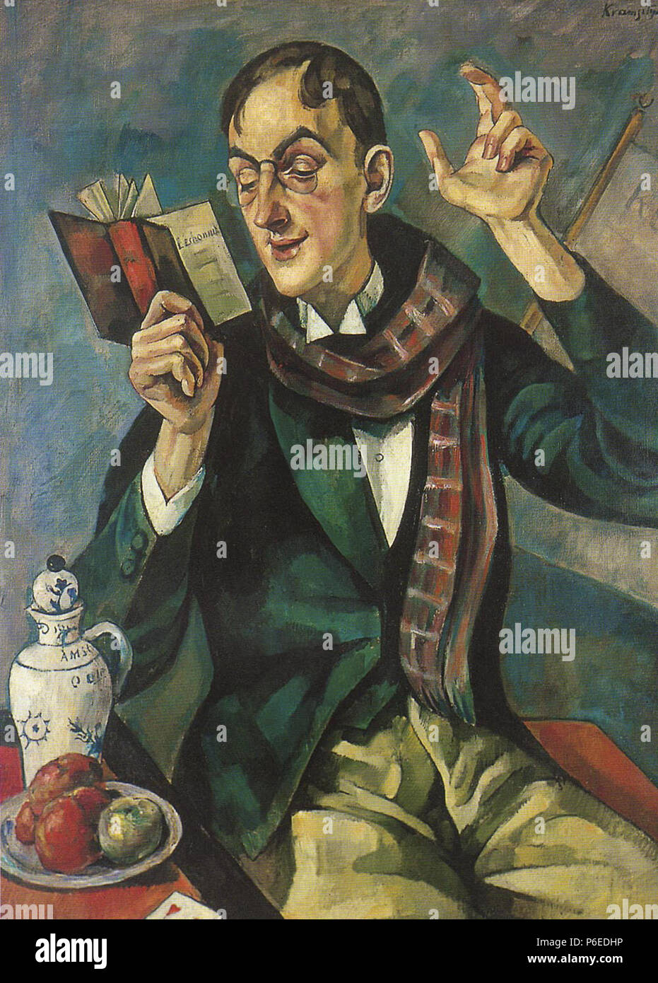 English: Portrait of the Polish poet Jan Lecho . 1919 72 Roman ...