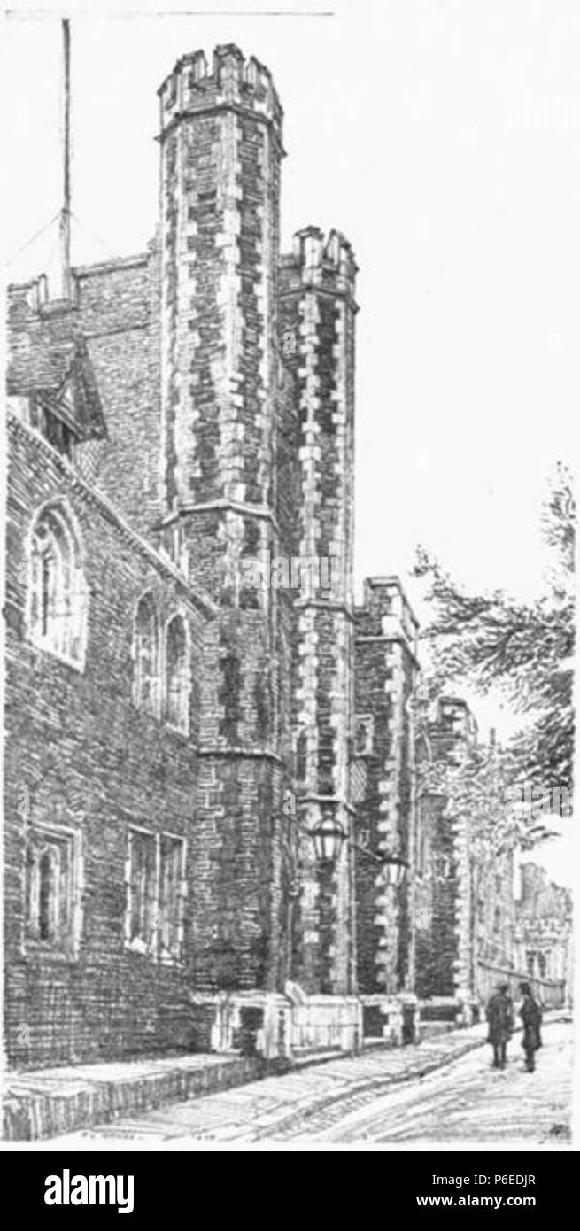 Queens college cambridge gatehouse hi-res stock photography and images ...