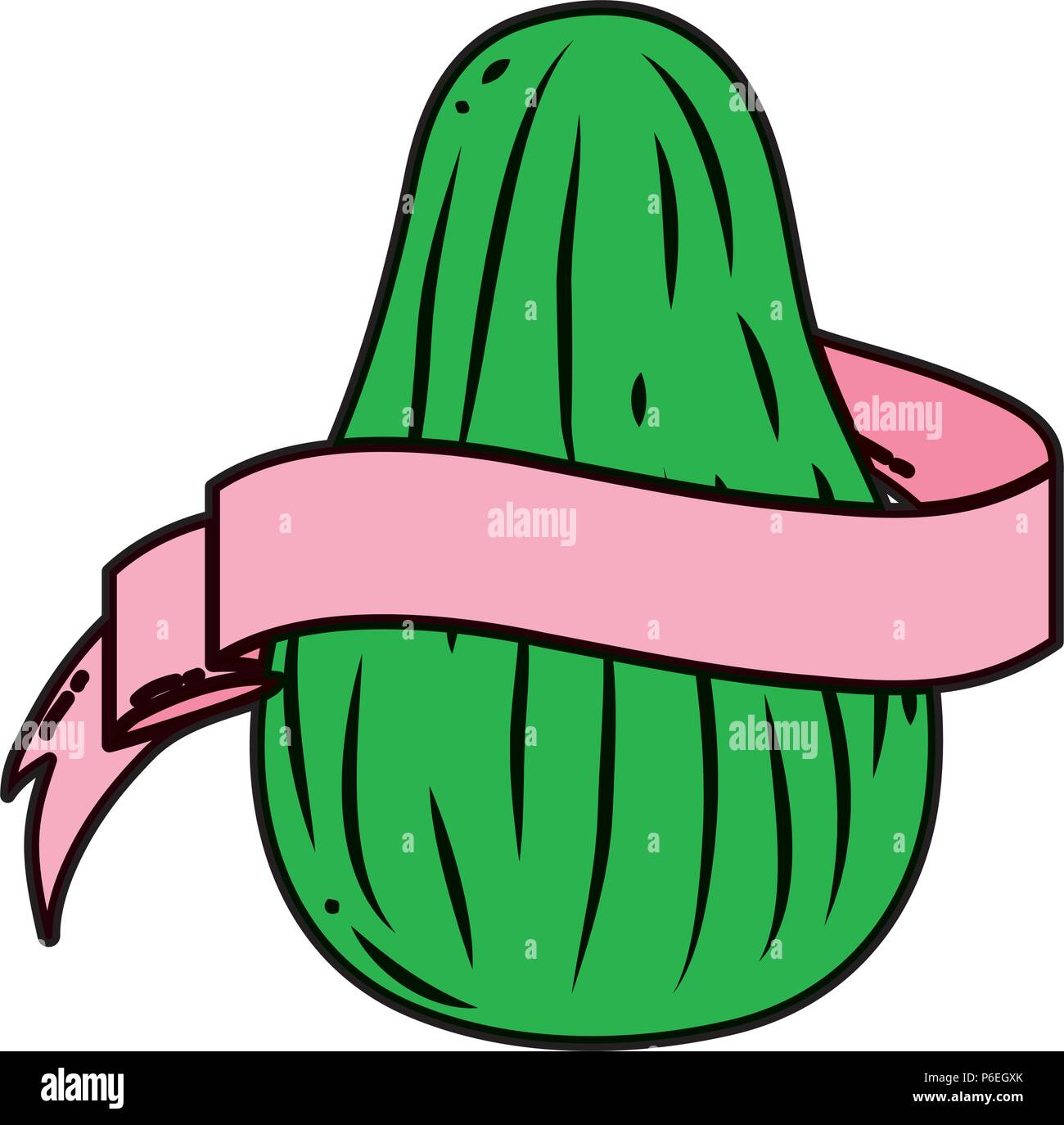 color delicious avocado fruit and ribbon decoration vector illustration ...