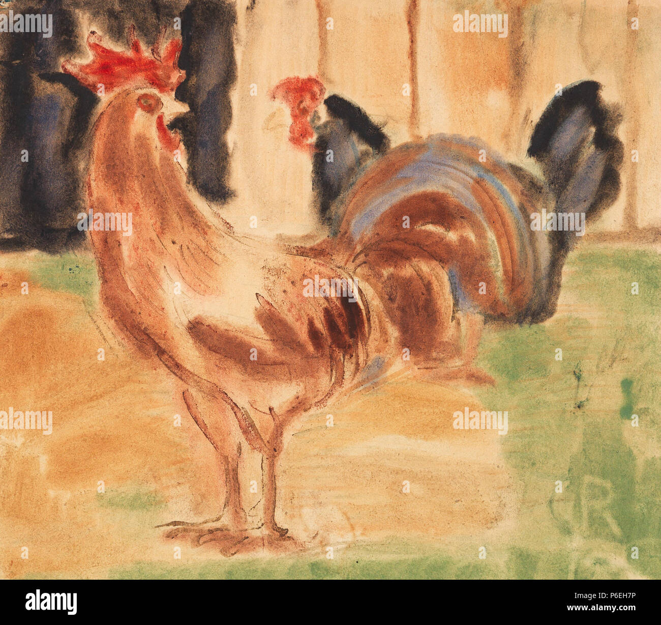 Aquarell huhn hi-res stock photography and images - Alamy