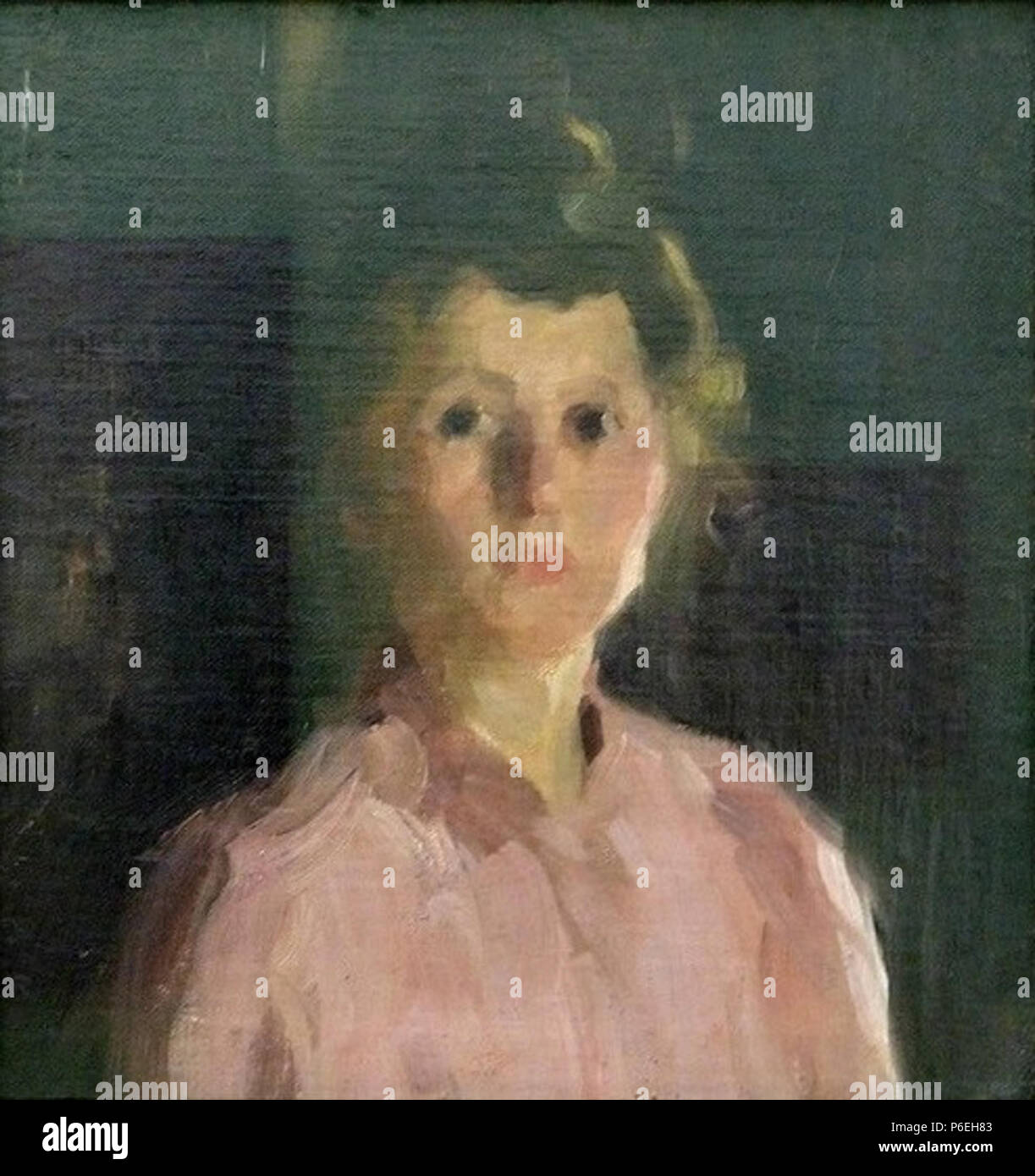 English: Portrait of Alexej von Jawlensky's future wife, Helene ...