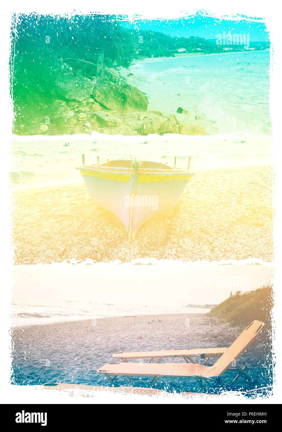 Summer tee poster design Stock Photo - Alamy