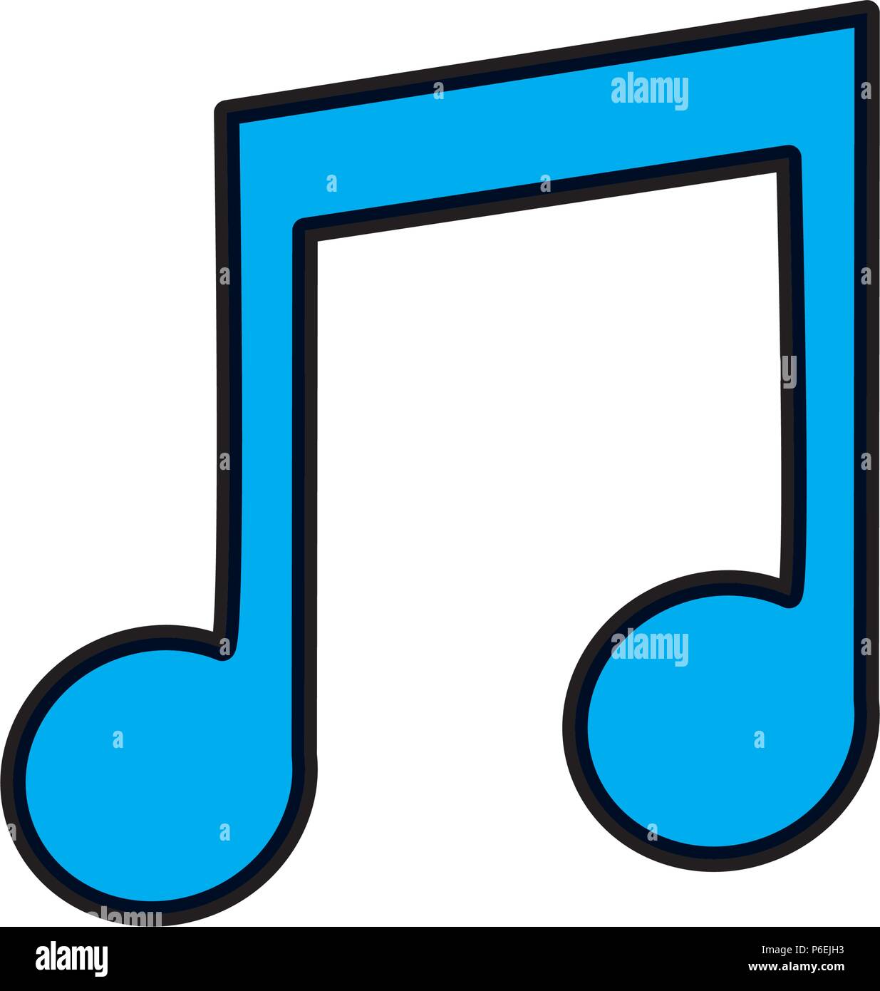 color beam note rhythm musical sign Stock Vector Image & Art - Alamy