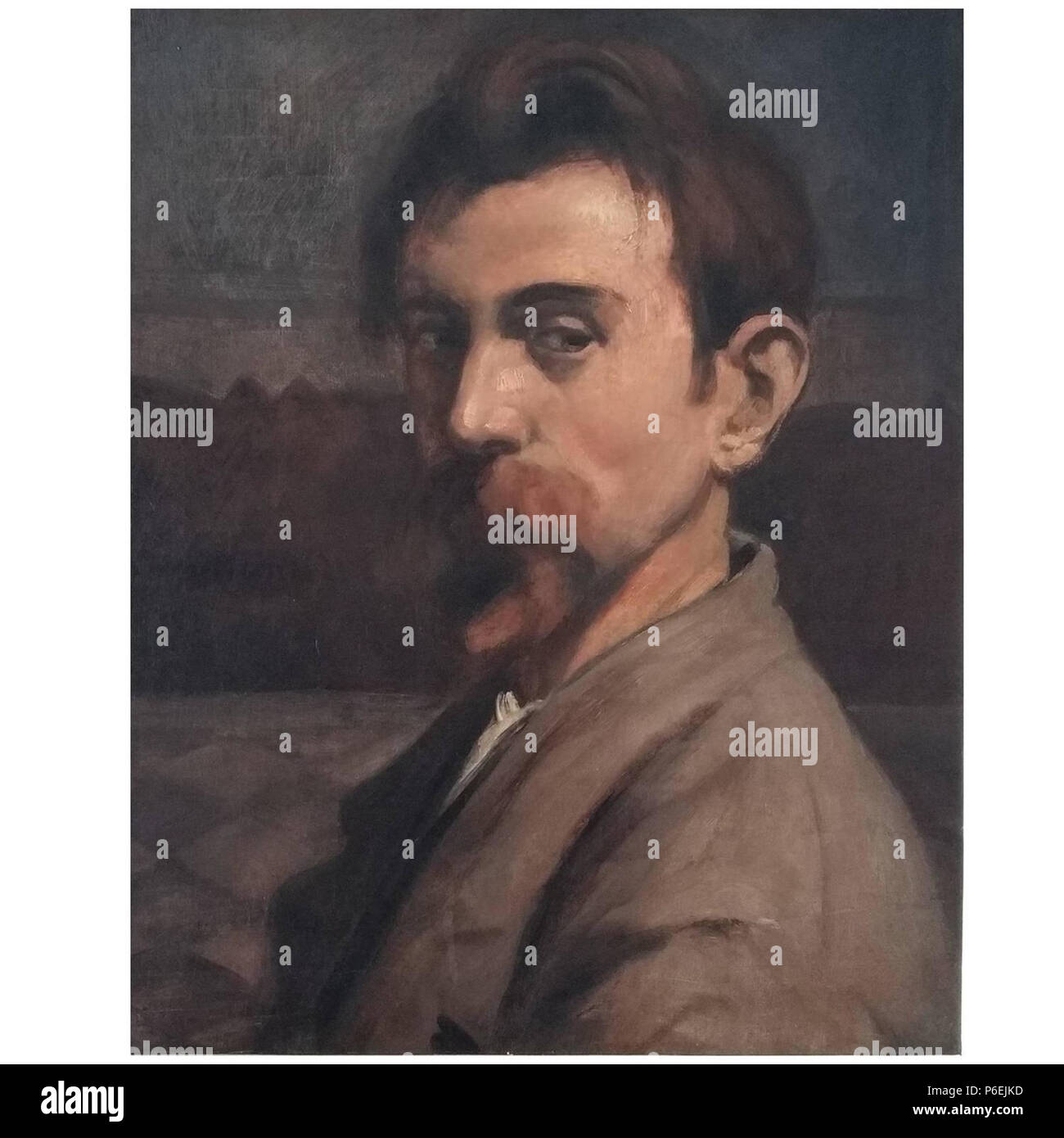 . Self-portrait 1899 7 BERNARD Emile,1899 - Autoportrait Stock Photo ...