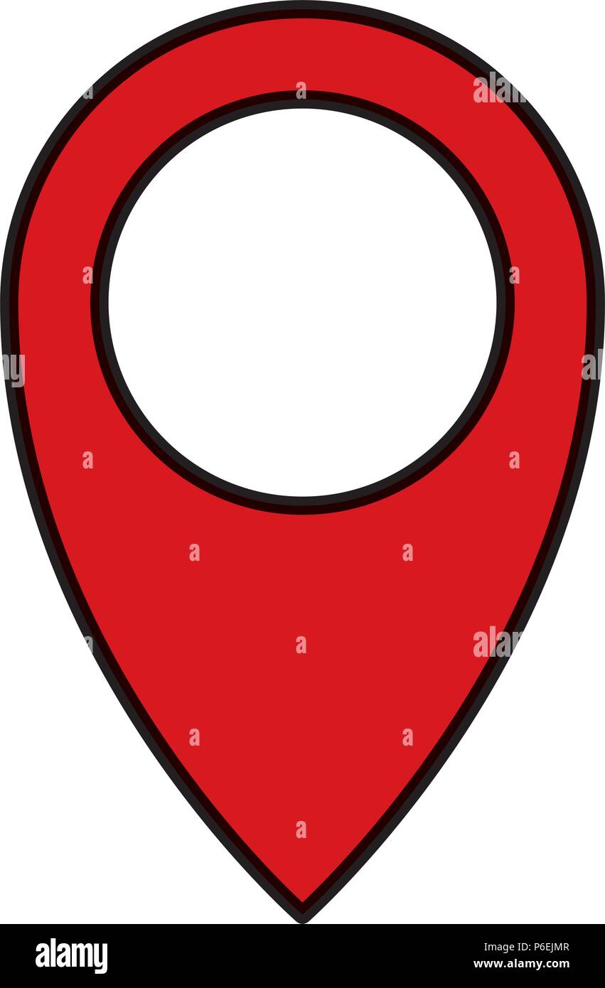 color graphic location map direction symbol Stock Vector Image & Art ...