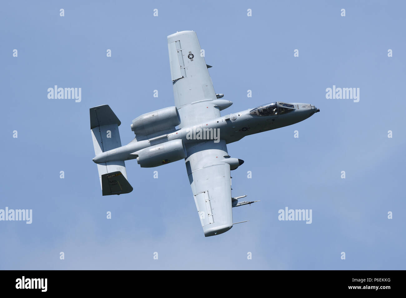 An A-10 Thunderbolt II pilot assigned to the Maryland Air National ...