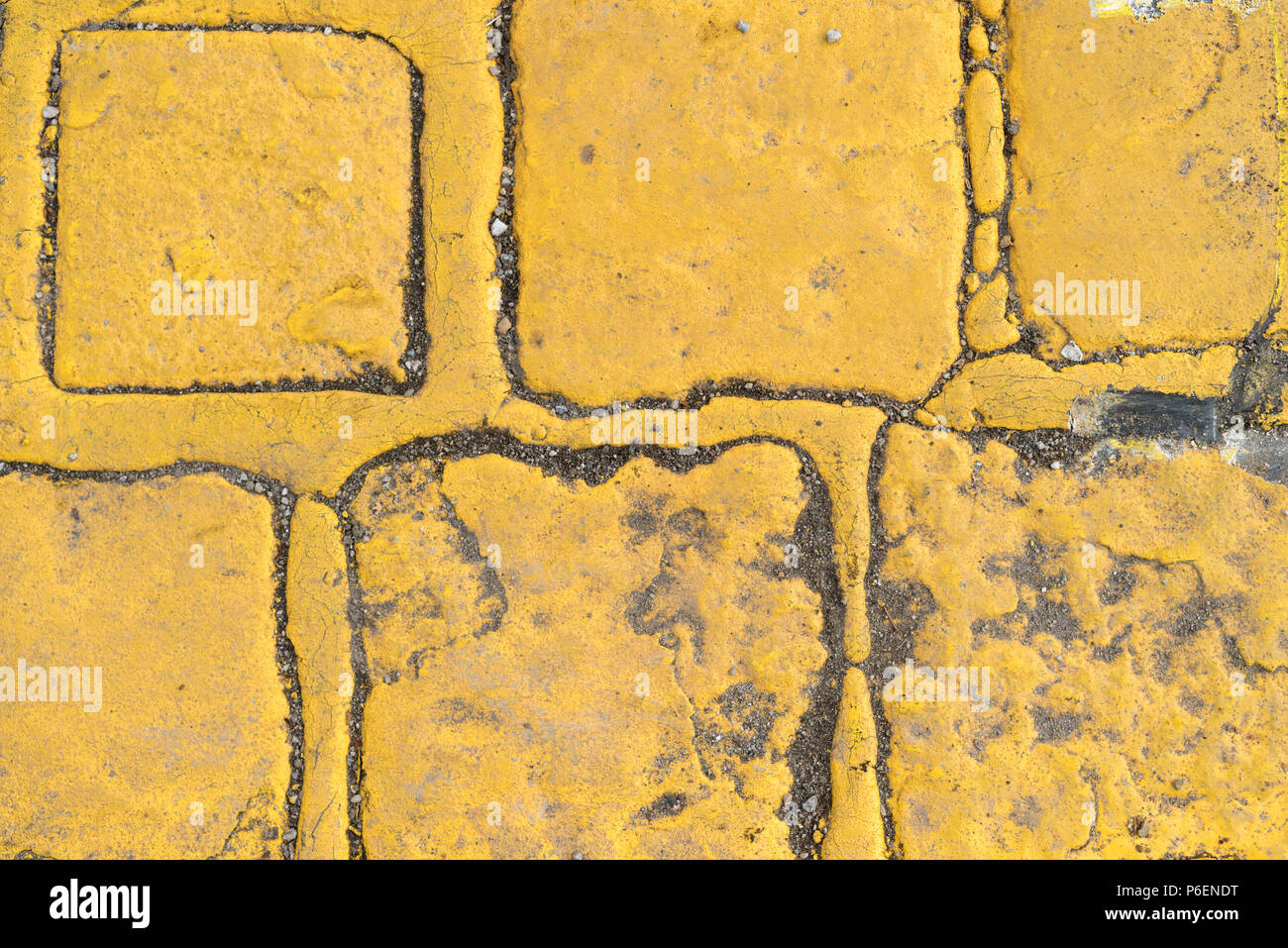 Old yellow granite road cubes as background or wallpaper Stock Photo ...