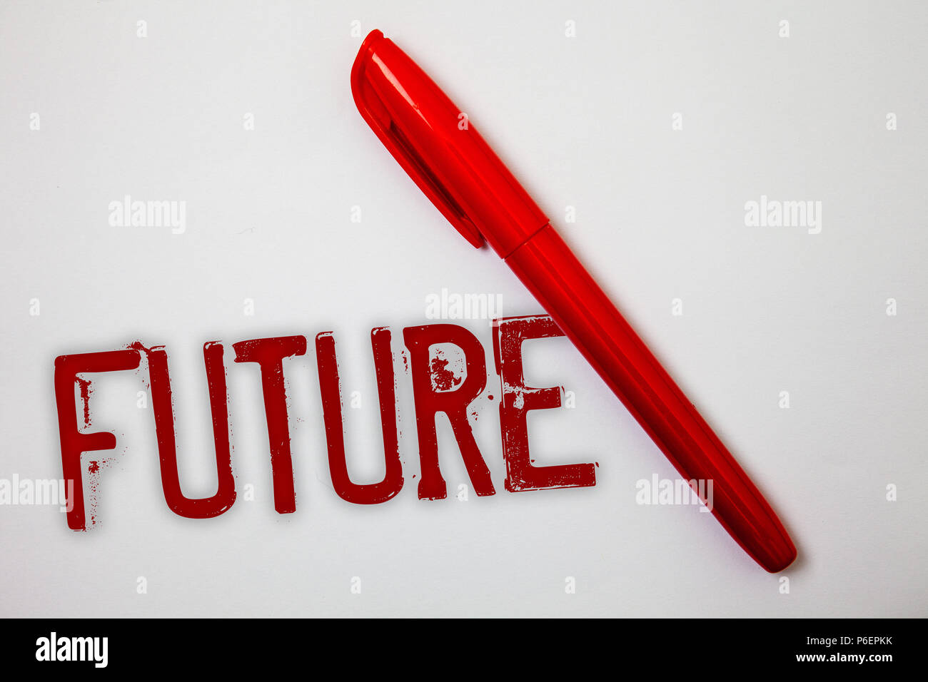 Text sign showing Future. Conceptual photo Period of time following the ...