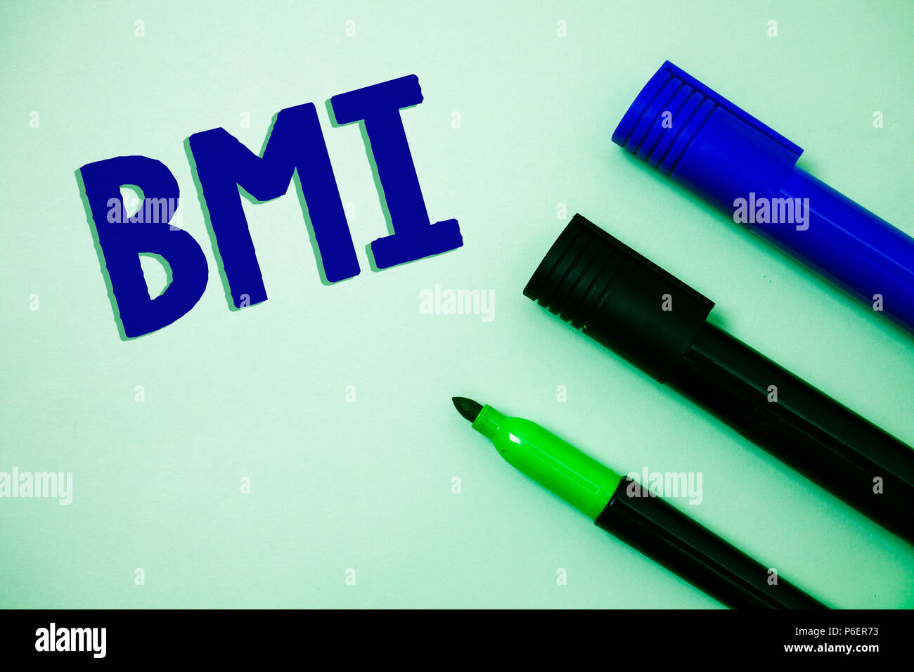 Handwriting text writing Bmi. Concept meaning Body Mass Index ...