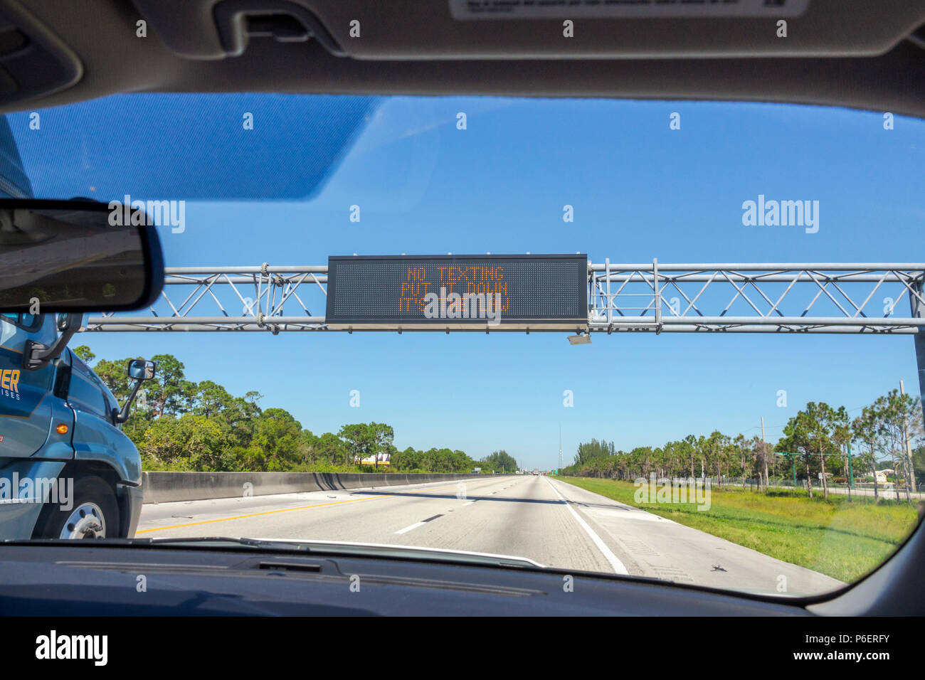 Fort Ft. Lauderdale Florida,Florida Turnpike toll road,electronic ...