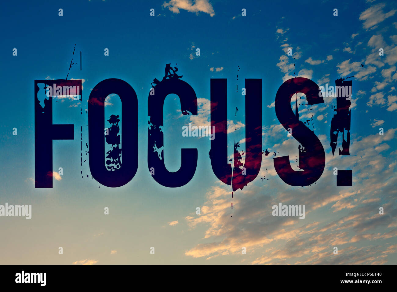 Text sign showing Focus Motivational Call. Conceptual photo Point of ...