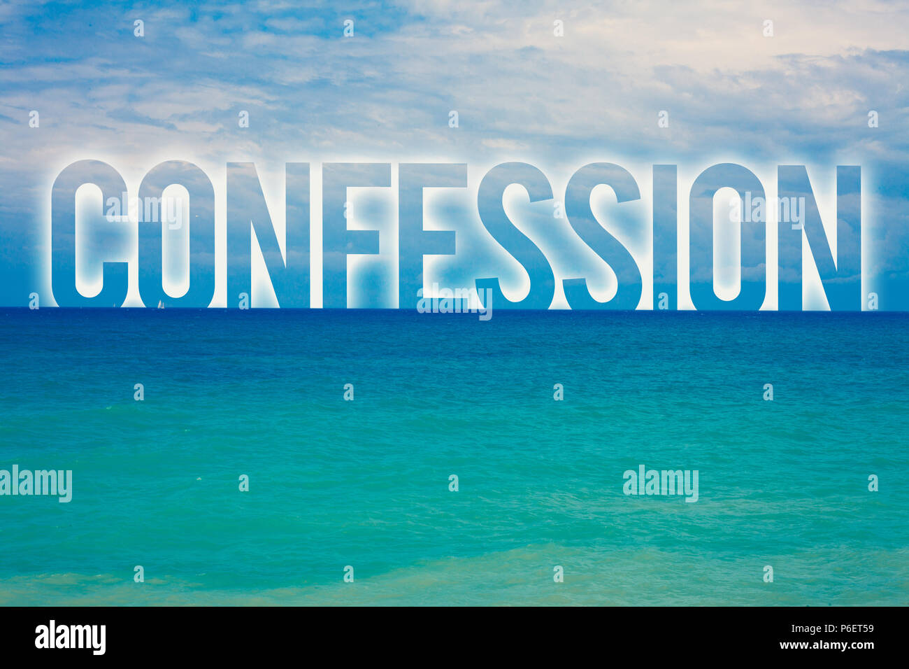 Word writing text Confession. Business concept for Admission Revelation ...