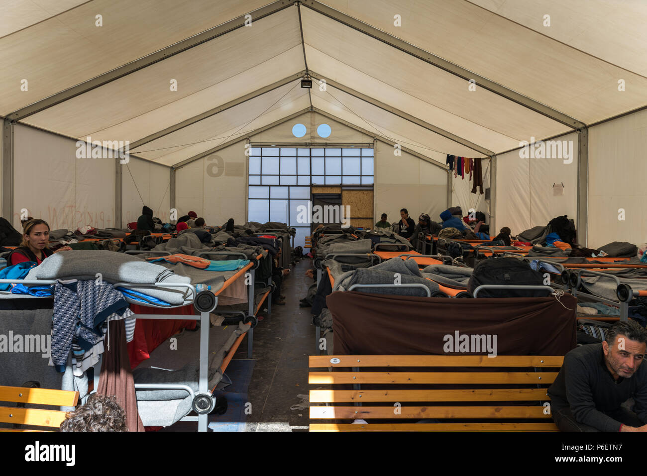 Refugee Beds High Resolution Stock Photography and Images - Alamy