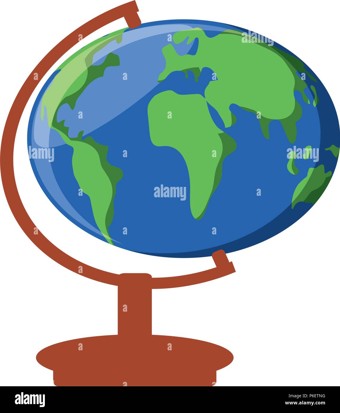 geography tool icon over white background, vector illustration Stock ...