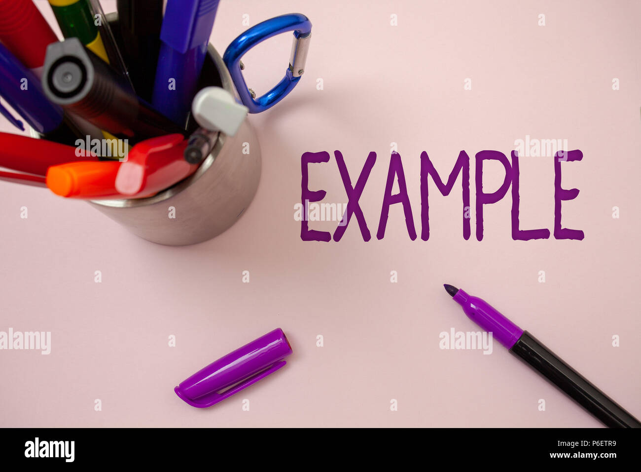 Handwriting text writing Example. Concept meaning Illustration Sample ...