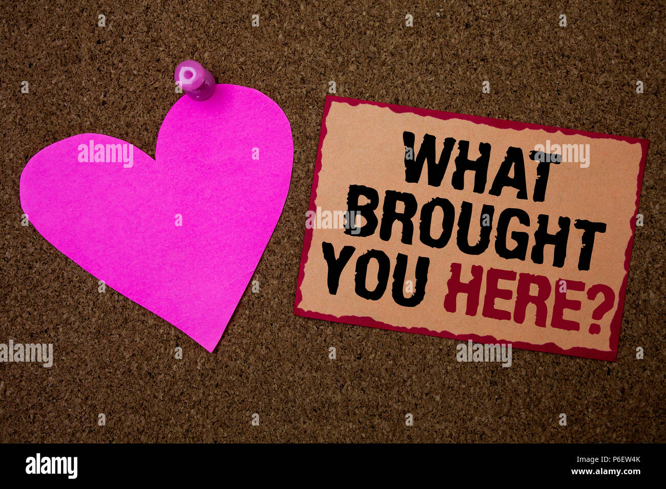 Conceptual hand writing showing What Brought You Here Question ...