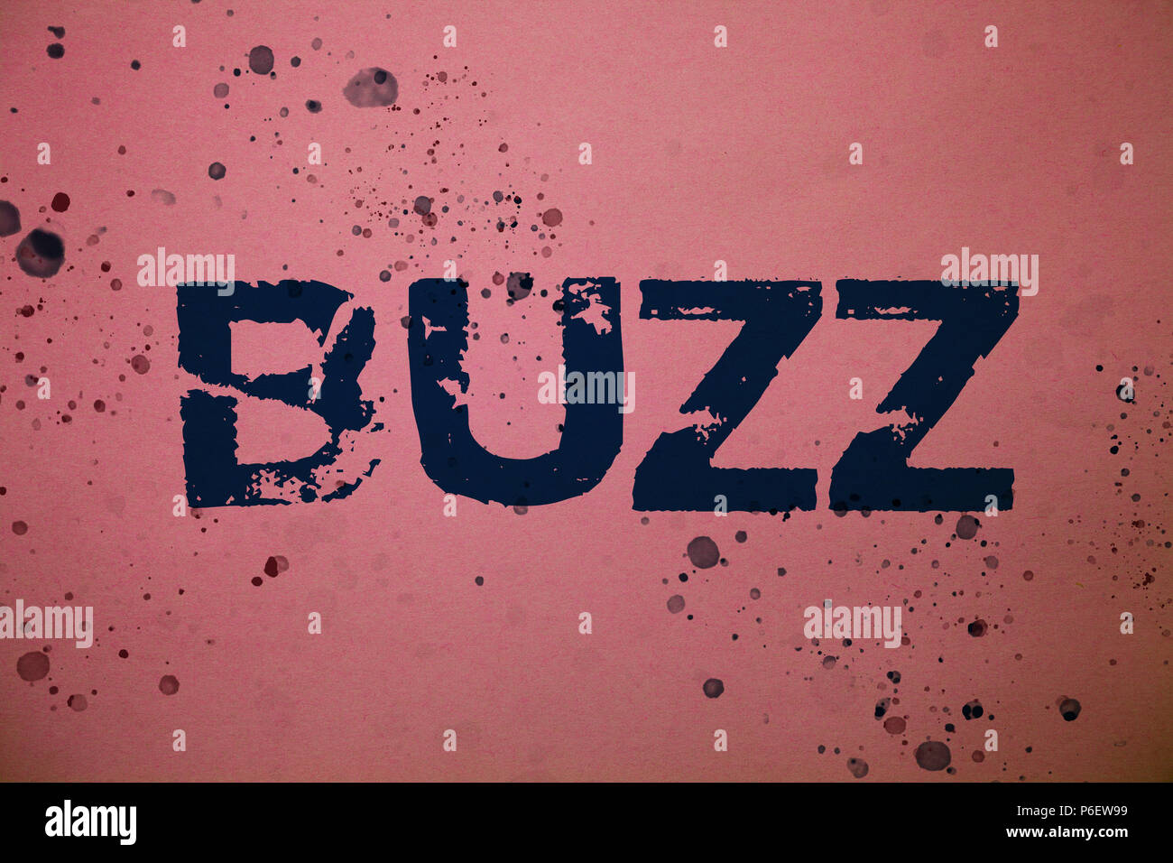 Handwriting text Buzz. Concept meaning Hum Murmur Drone Fizz Ring ...