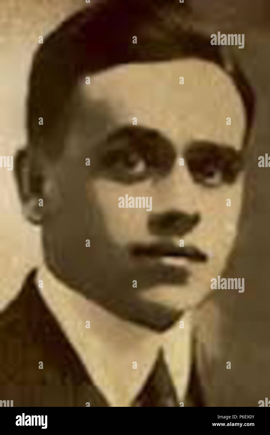 Español: Periodista y poeta guatemalteco César Brañas. 1922 10 ...