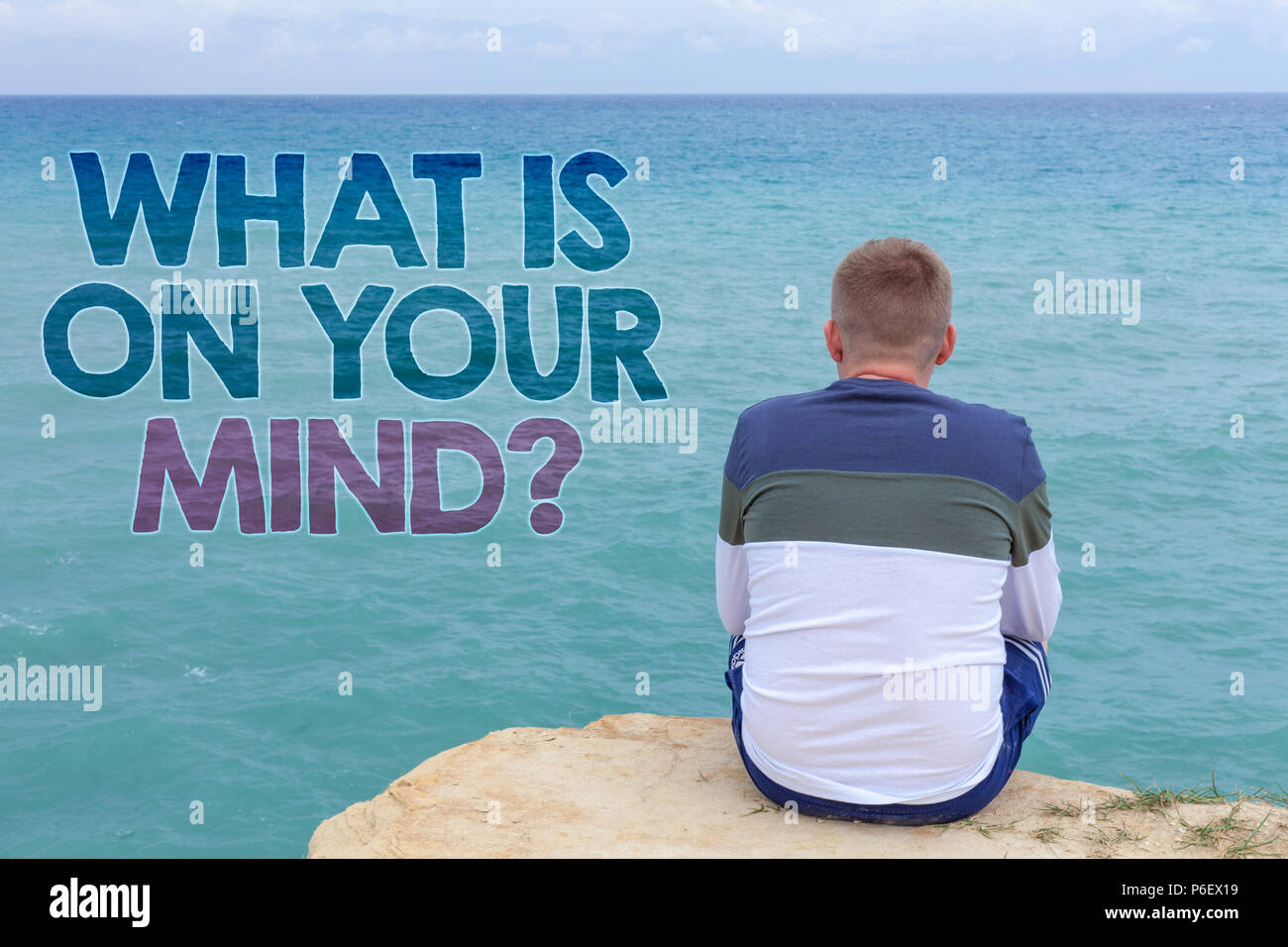 Writing note showing What Is On Your Mind Question. Business photo ...