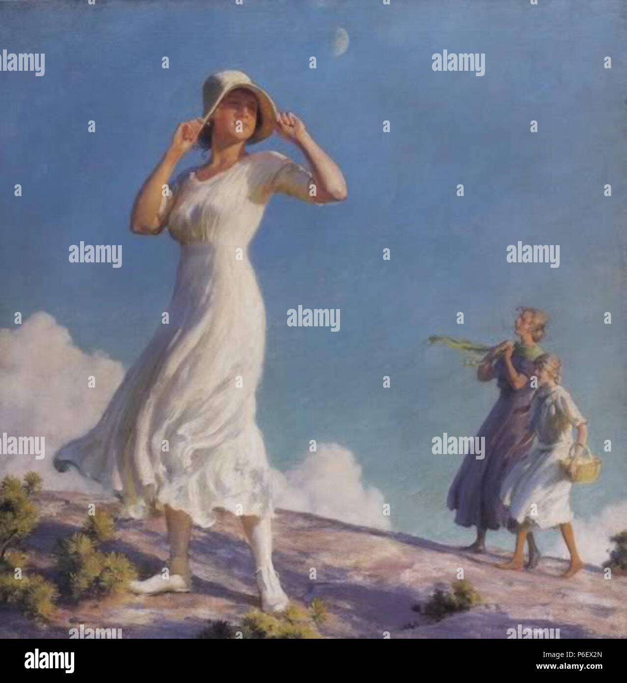 English: High Country 30x30 . 1917 10 Charles Courtney Curran, 1917 ...