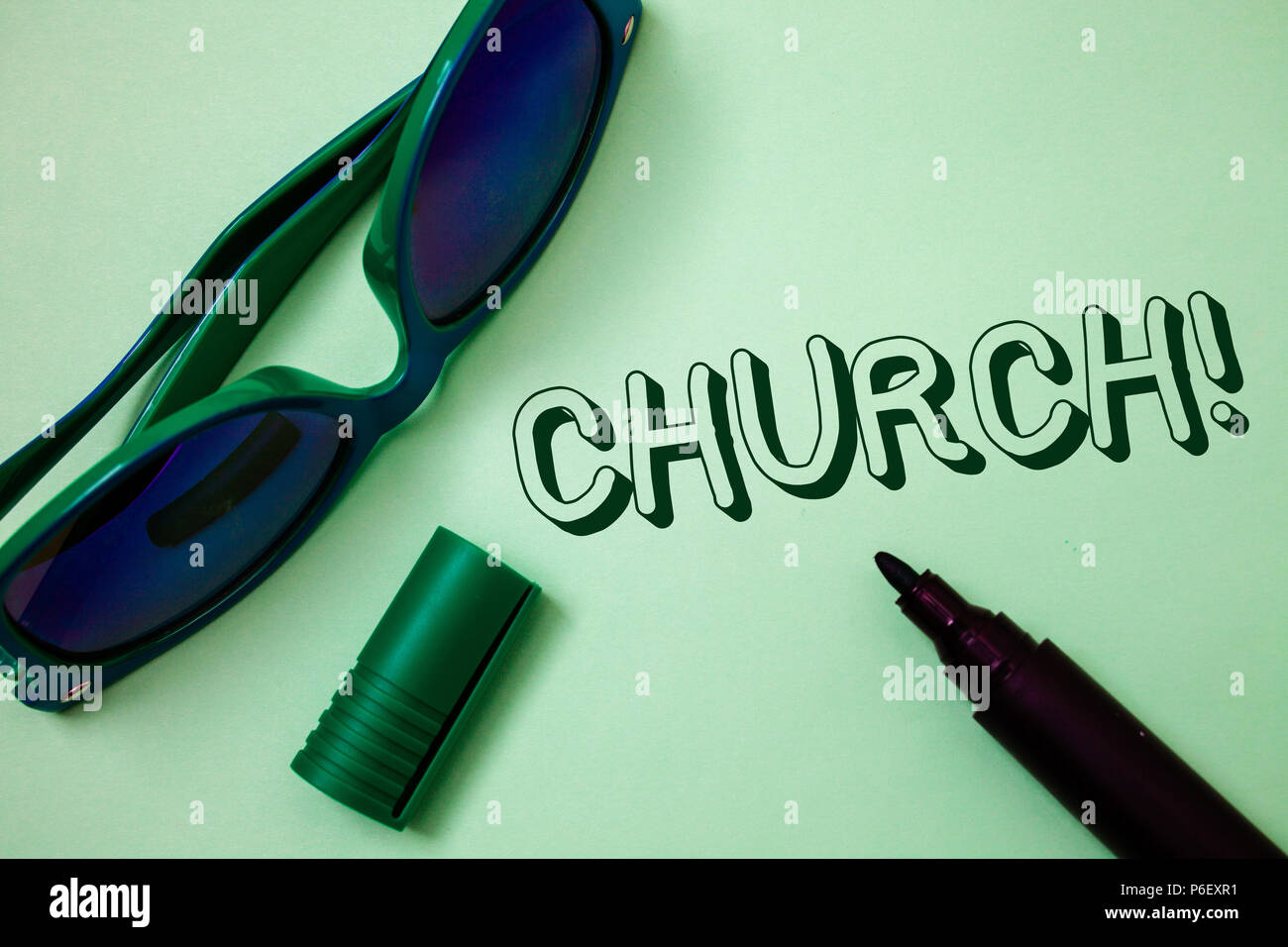 Writing note showing Church. Business photo showcasing Cathedral Altar ...