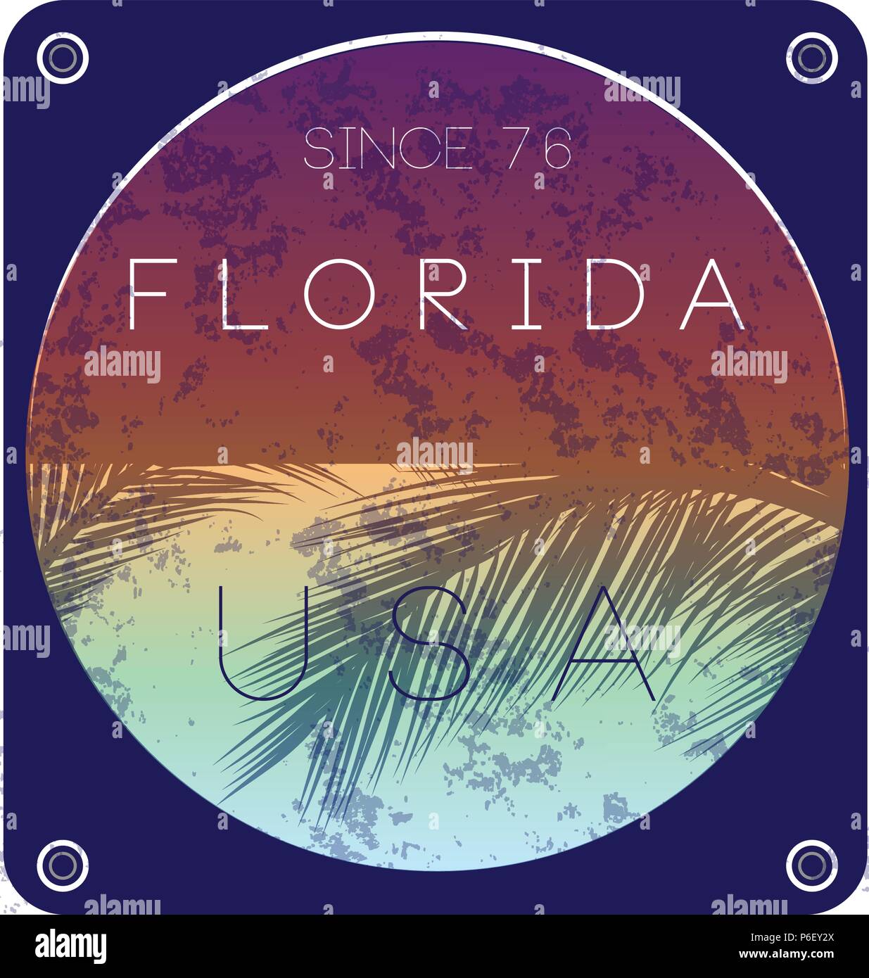 Florida orange tree Stock Vector Images - Alamy