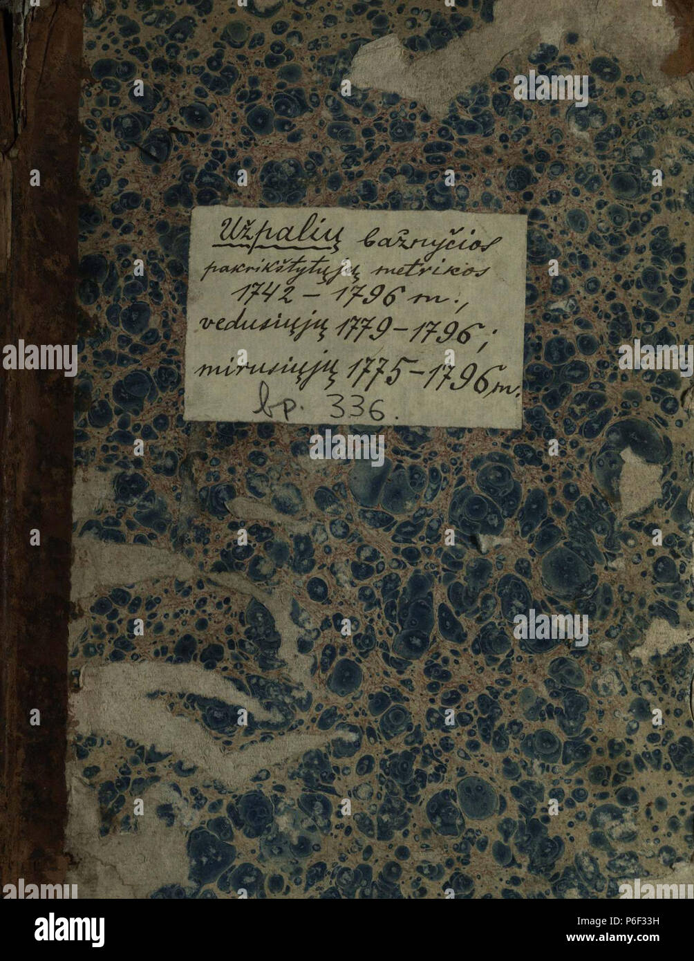 86 Užpalių RKB 1742-1796 krikšto, santuokos ir mirties metrikų knyga ...