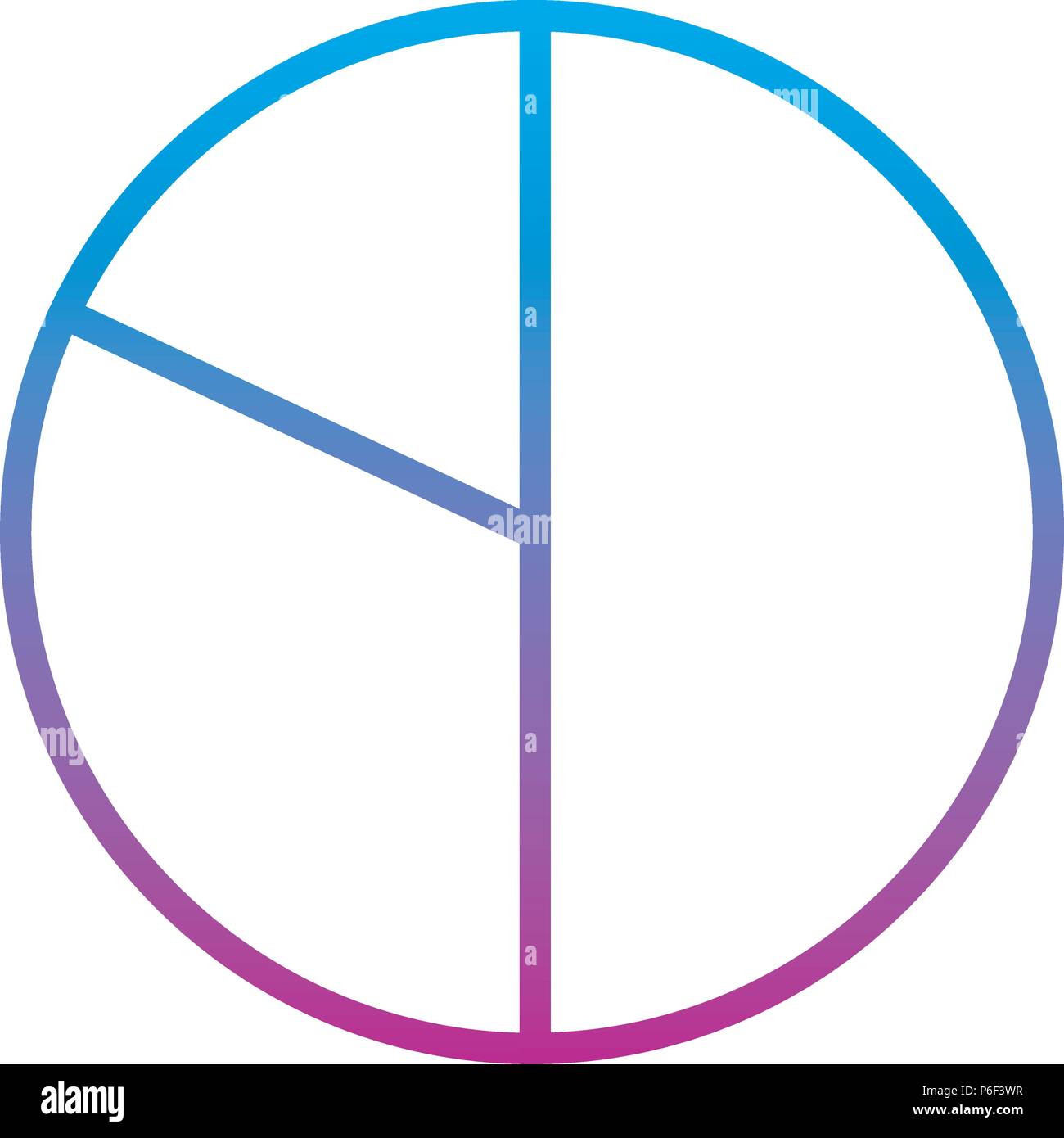 degraded line circle statistics graphic diagram data Stock Vector Image ...