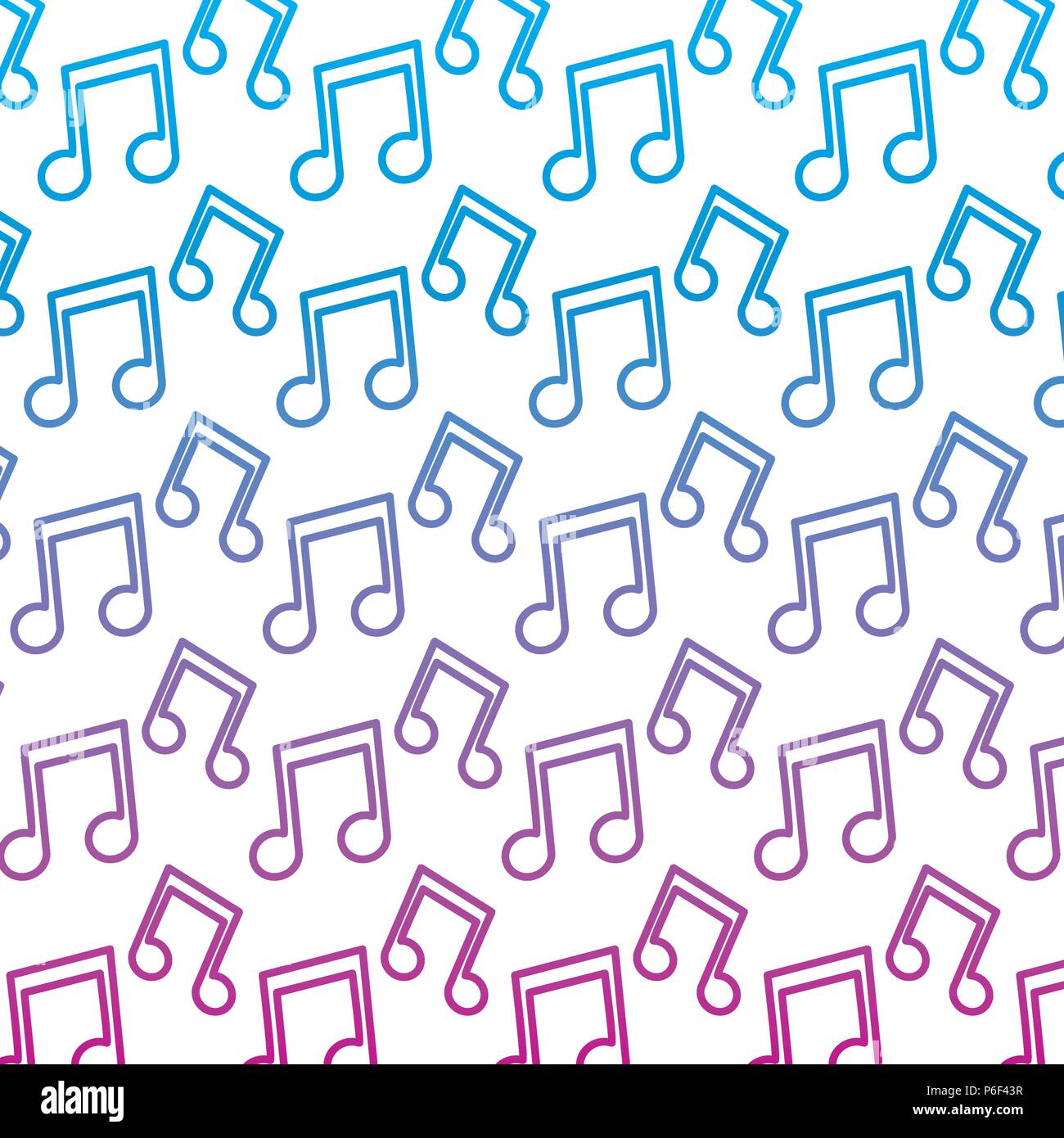 degraded line beam note musical sign background Stock Vector Image ...